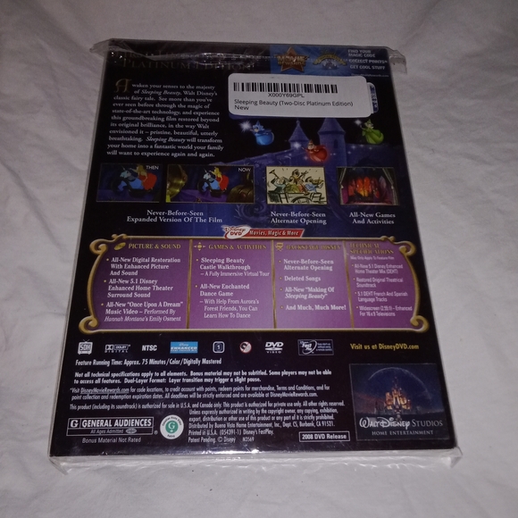 Unbranded | Media | Walt Disney Sleeping Beauty 5th Anniversary Dvd New ...